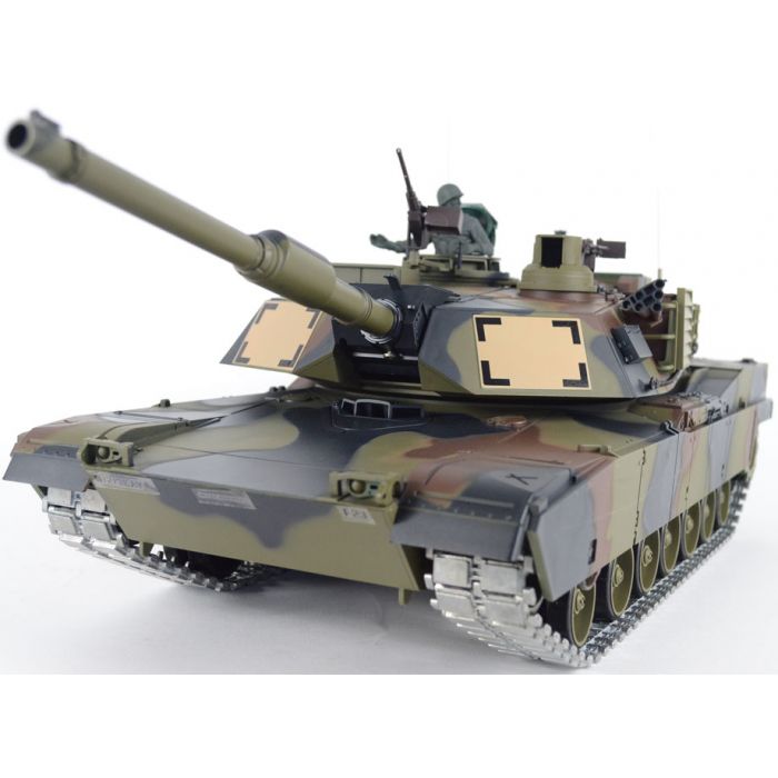 Heng Long 1:16 M1A2 Abrams Firing RC Tank - Camouflage Paint - PRO Ver ...